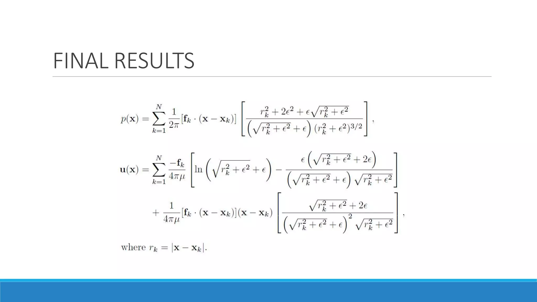 The Method of regularized Stokeslets | PPTX