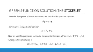 The Method of regularized Stokeslets | PPTX