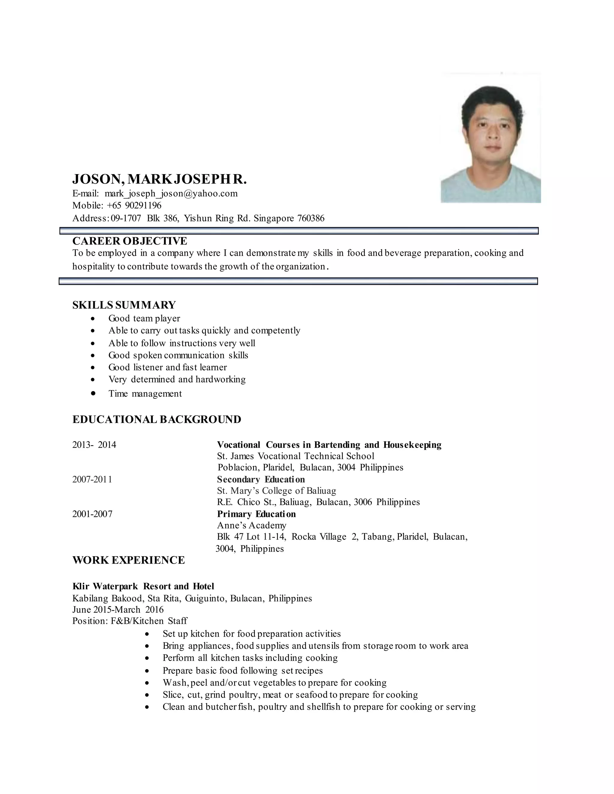MJ Resume | PDF