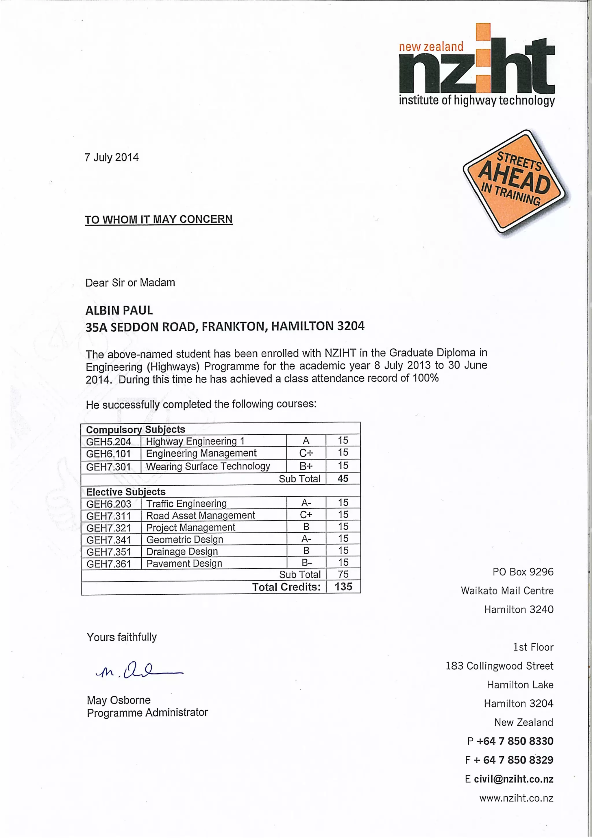 Grad.diploma Mark list | PDF