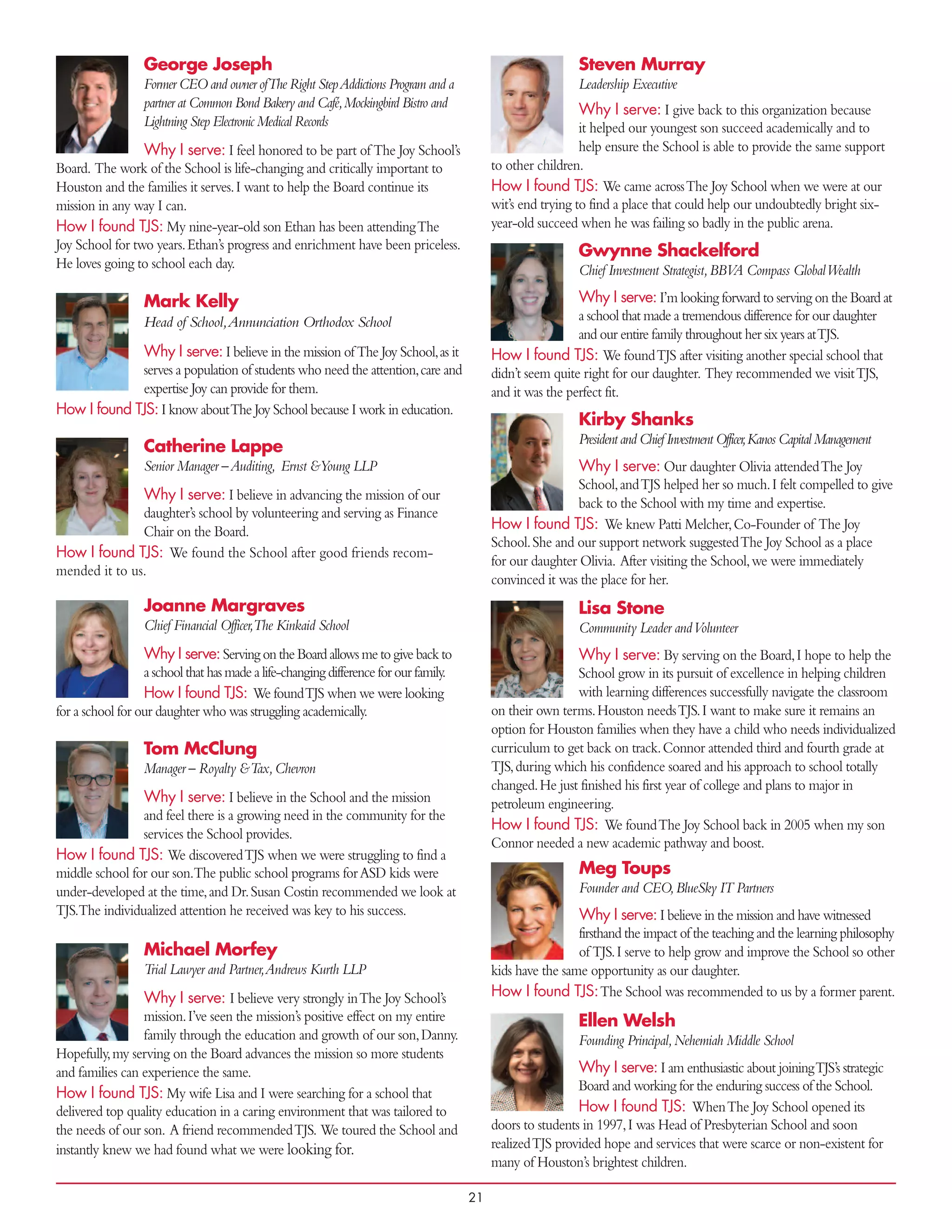 Board of Trustees Profiles | PDF
