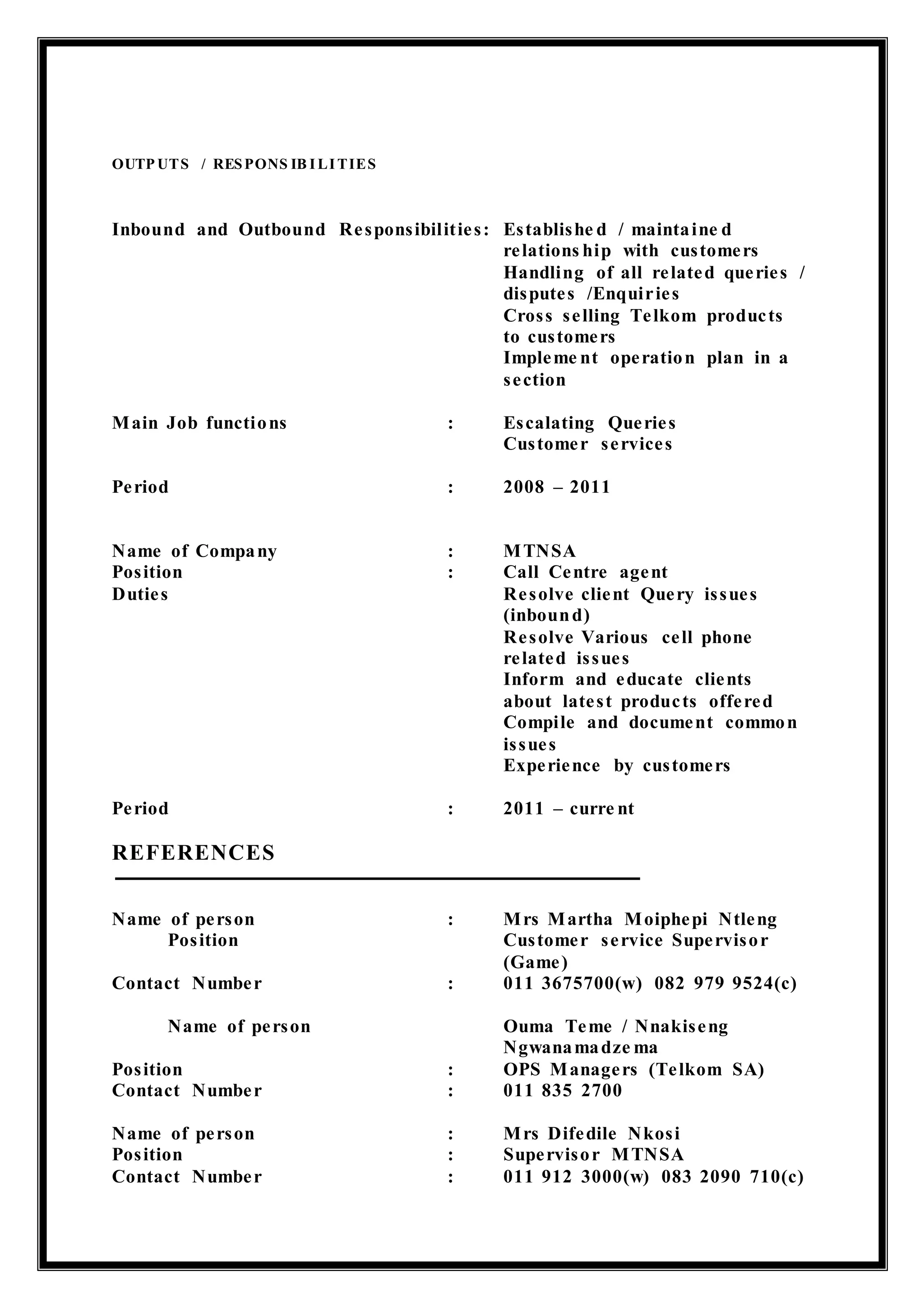 CURRICULUM VITAE Nozipho | DOCX