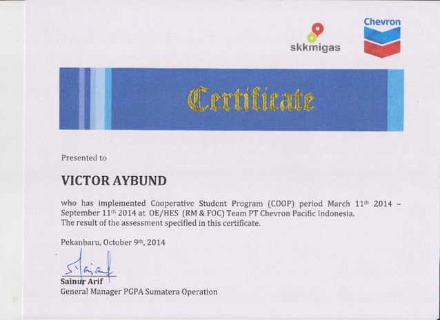 Certificate COOP | PDF