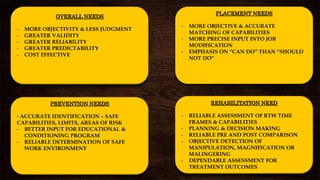 FUNCTIONAL CAPACITY ASSESSMENT | PPTX