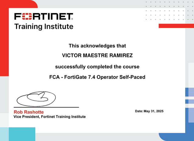 FCA - FortiGate 7.4 Operator - Fortinet Certificate | PDF