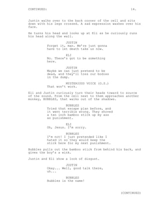 Tourists- Episode 2 Planet of the Grapes Final Draft | PDF