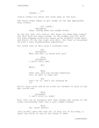 Tourists- Episode 2 Planet of the Grapes Final Draft | PDF