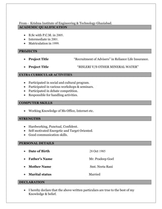 Nikunj Resume | PDF