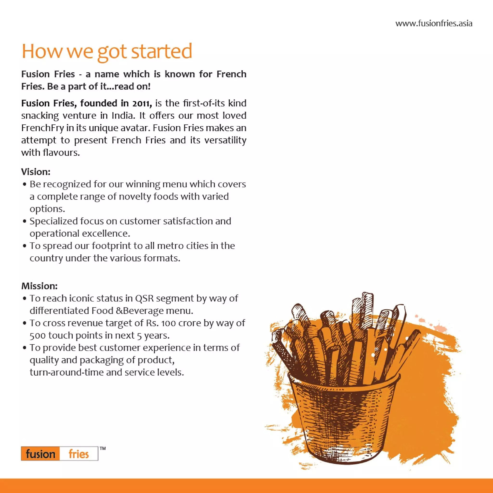 Fusion Fries Presentation | PDF