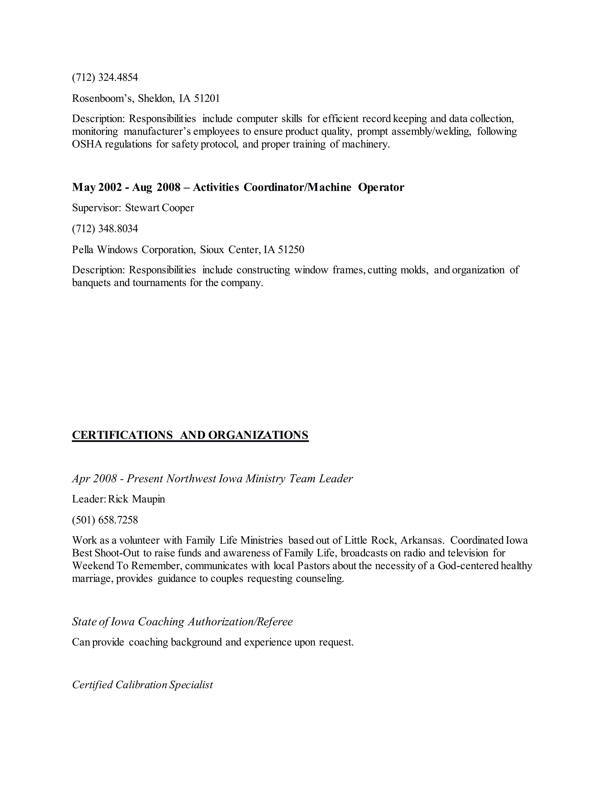 Terry Dolieslager Resume October 1,2015-final copy | DOCX