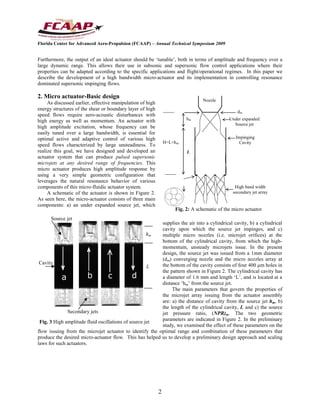 Active and Adaptive Control of Supersonic Flow Using High-Bandwidth Pulsed Micro-Actuators | PDF