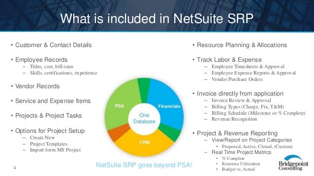 NetSuite SRP (Project Accounting)