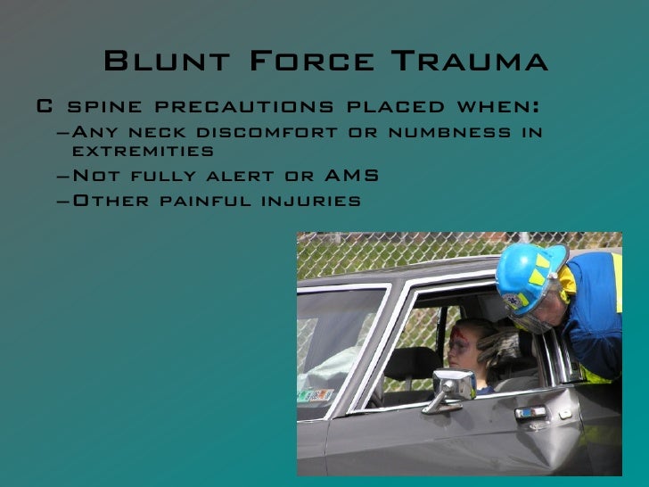 Signs and symptoms of blunt force trauma - volfrx
