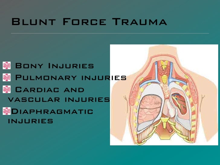 FCA 0111 - Blunt Force Trauma