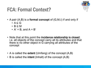 Formal Concept Analysis | PDF