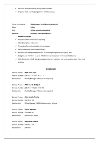 CURRICULUM_VITAE_EMMANUEL N Ndlovu | DOC