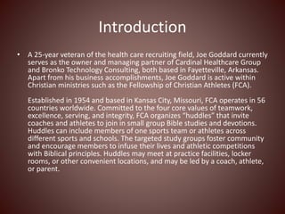 FCA Huddles Combine Sports and Faith | PPT