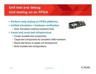 Mastering FPGA Design through Debug, Adrian Hernandez, Xilinx | PPT
