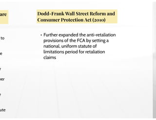 False Claims Act Primer Presentation | PDF