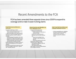 False Claims Act Primer Presentation | PDF
