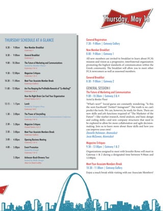 FCA Program Book | PDF