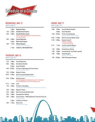 FCA Program Book | PDF