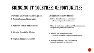 US Automobiles Analysis - FCA Fiat | PPT
