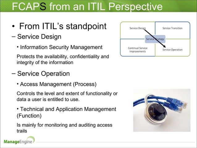 FCAPS from an ITIL perspective | PPT | Cloud Computing | Internet