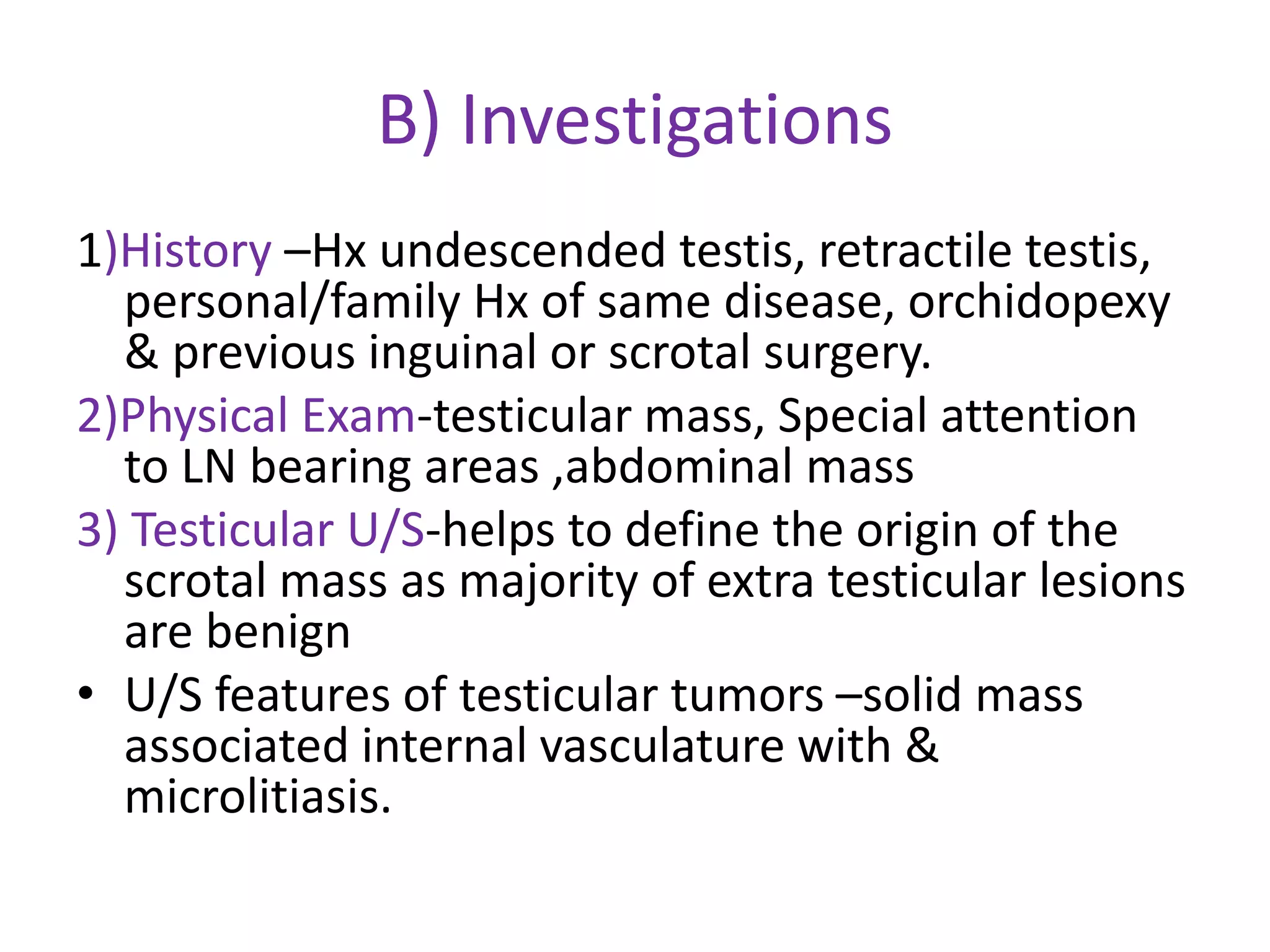 updates on management of testicular seminoma | PPTX