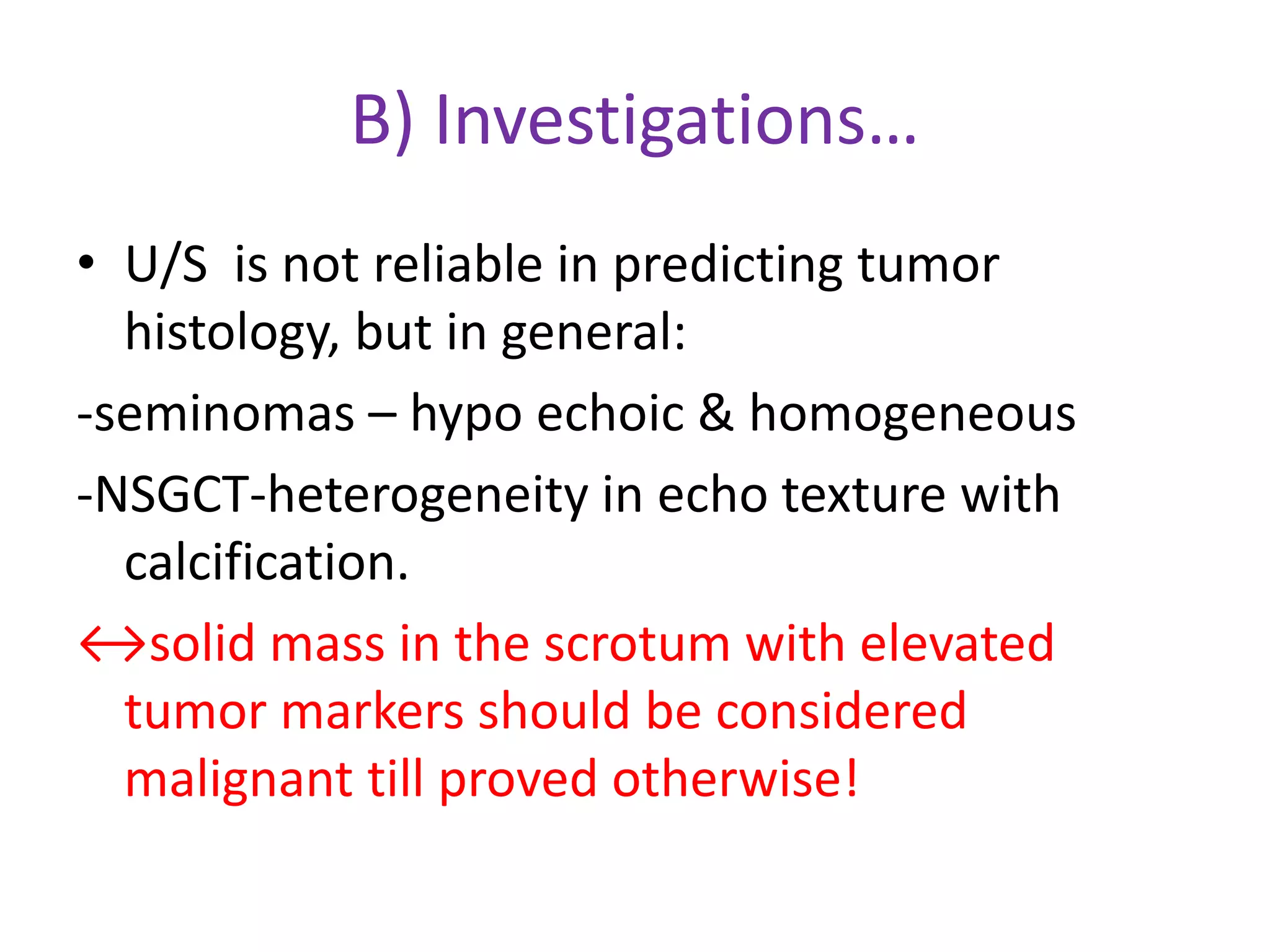 updates on management of testicular seminoma | PPTX