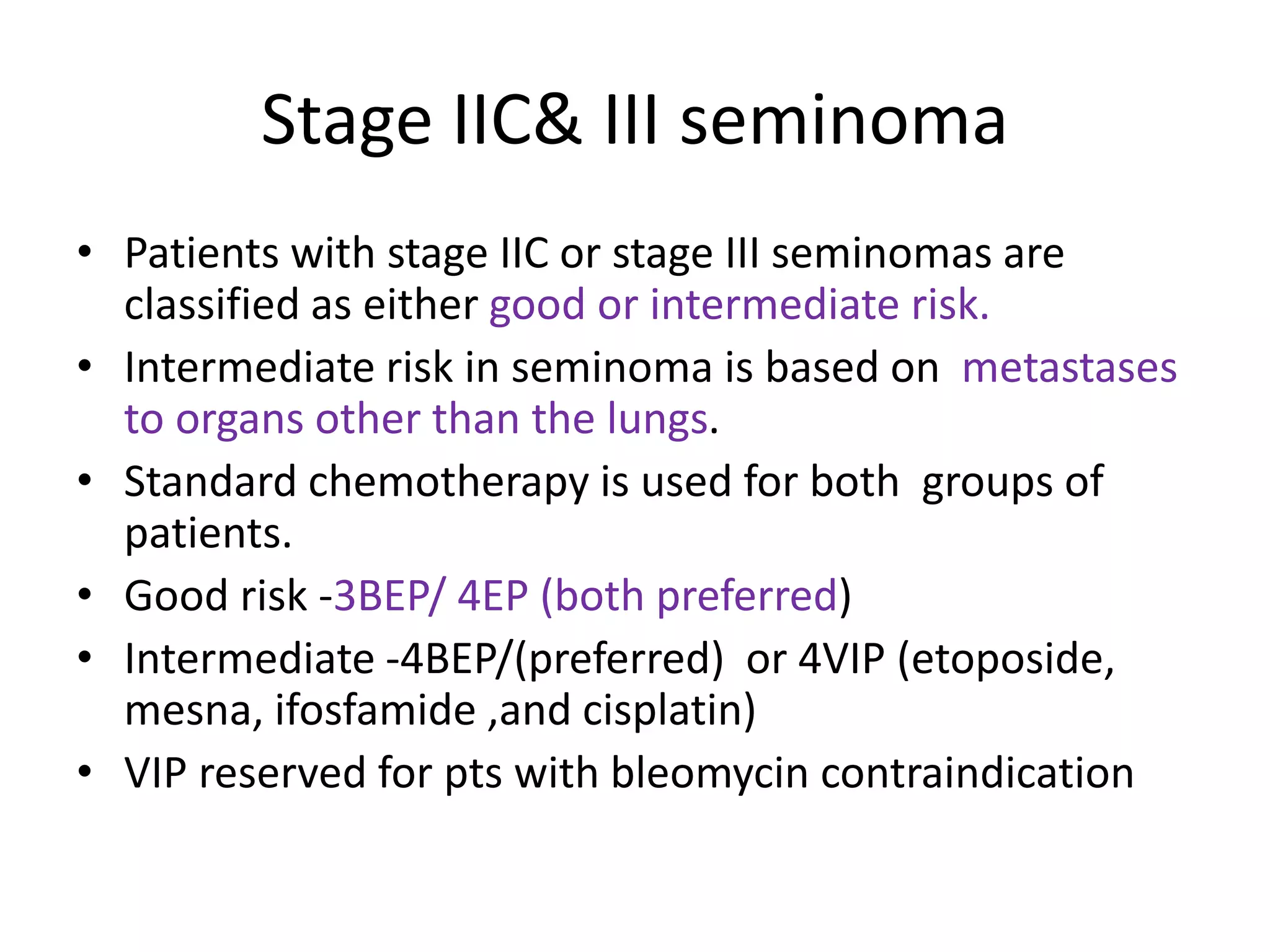 updates on management of testicular seminoma | PPTX