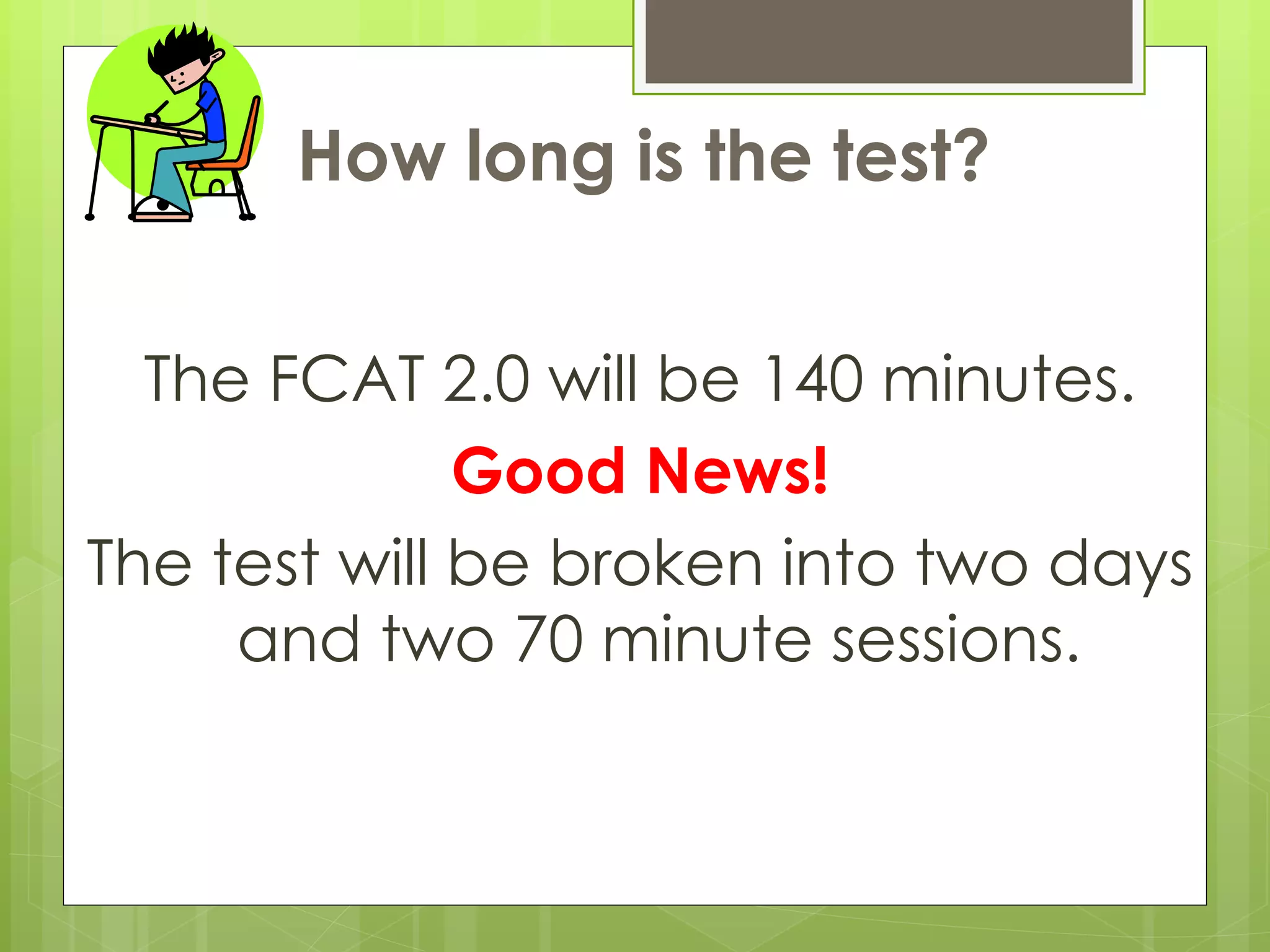 FCAT 2.0 reading presentation | PPT