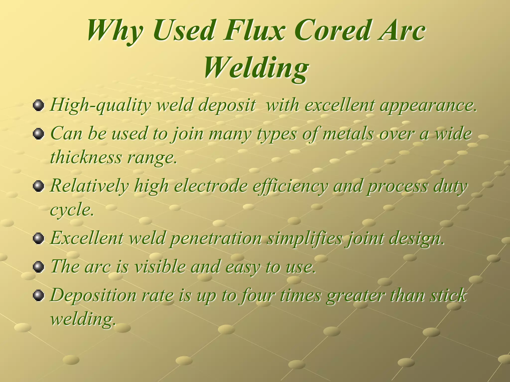 Flux Cored Arc Welding | PDF