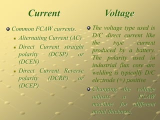 Flux Cored Arc Welding | PDF