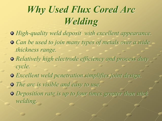 Flux Cored Arc Welding | PDF