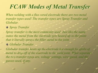 Flux Cored Arc Welding | PDF