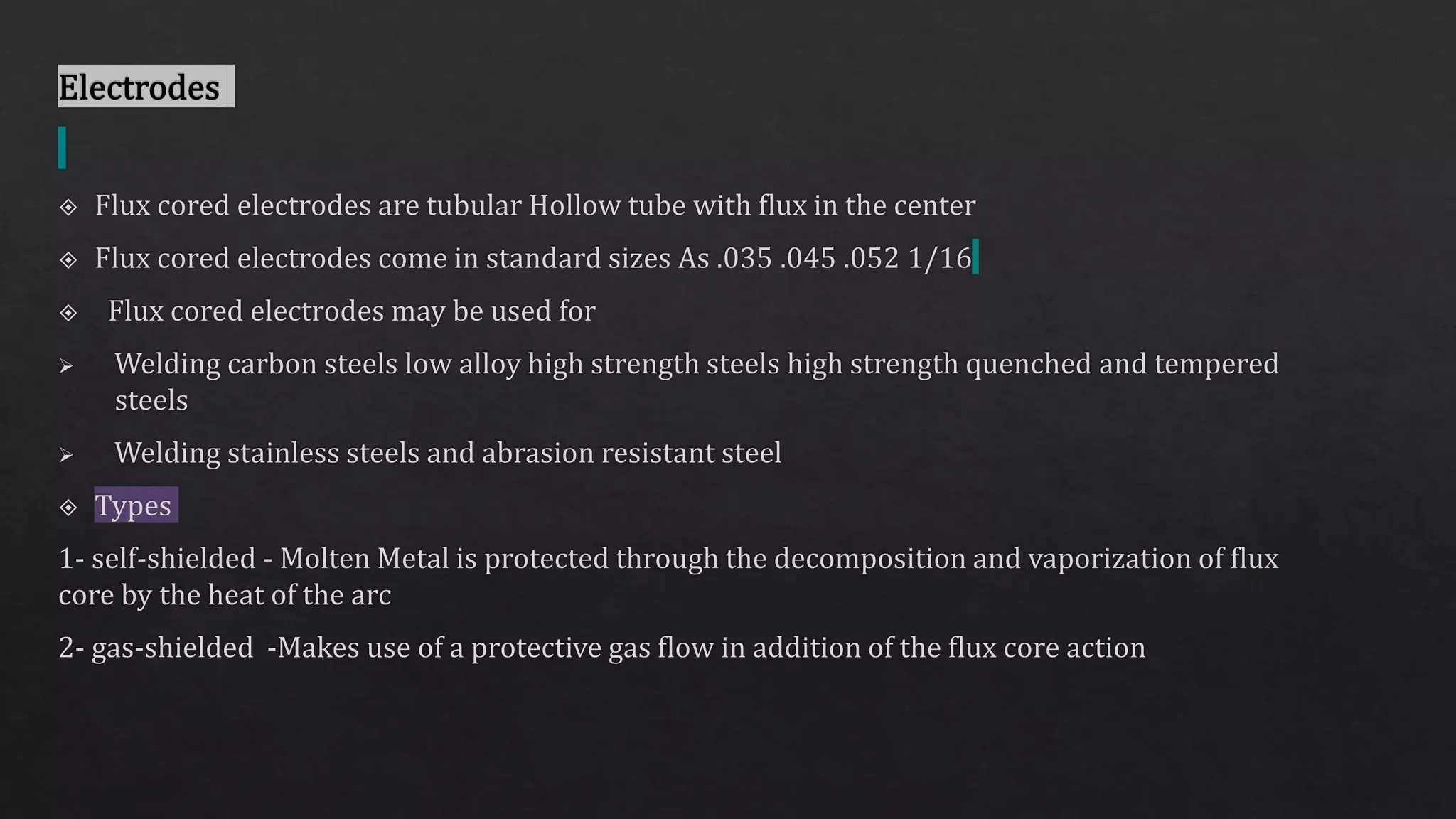 Flux Cored Arc Welding | PPTX