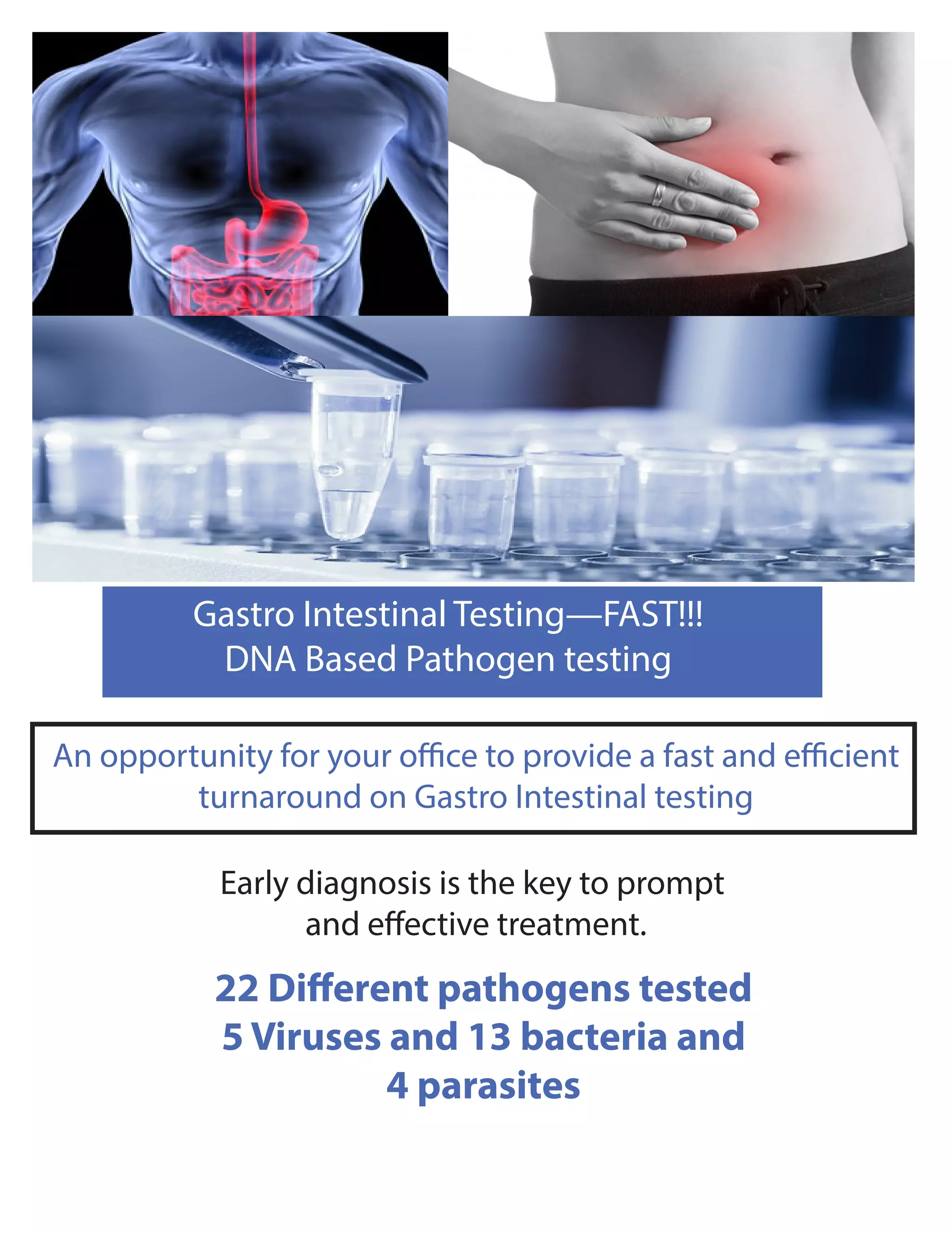 Gastro PCR testing flyer | PDF | Medical Health