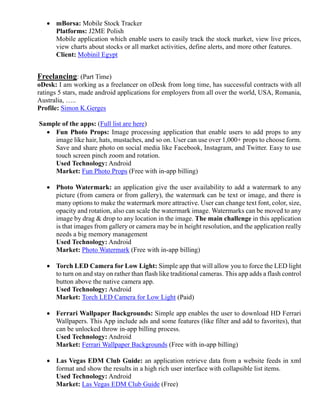 Simon K.Gerges - Sr. Android Developer | PDF | Operating Systems | Computer Software and ...