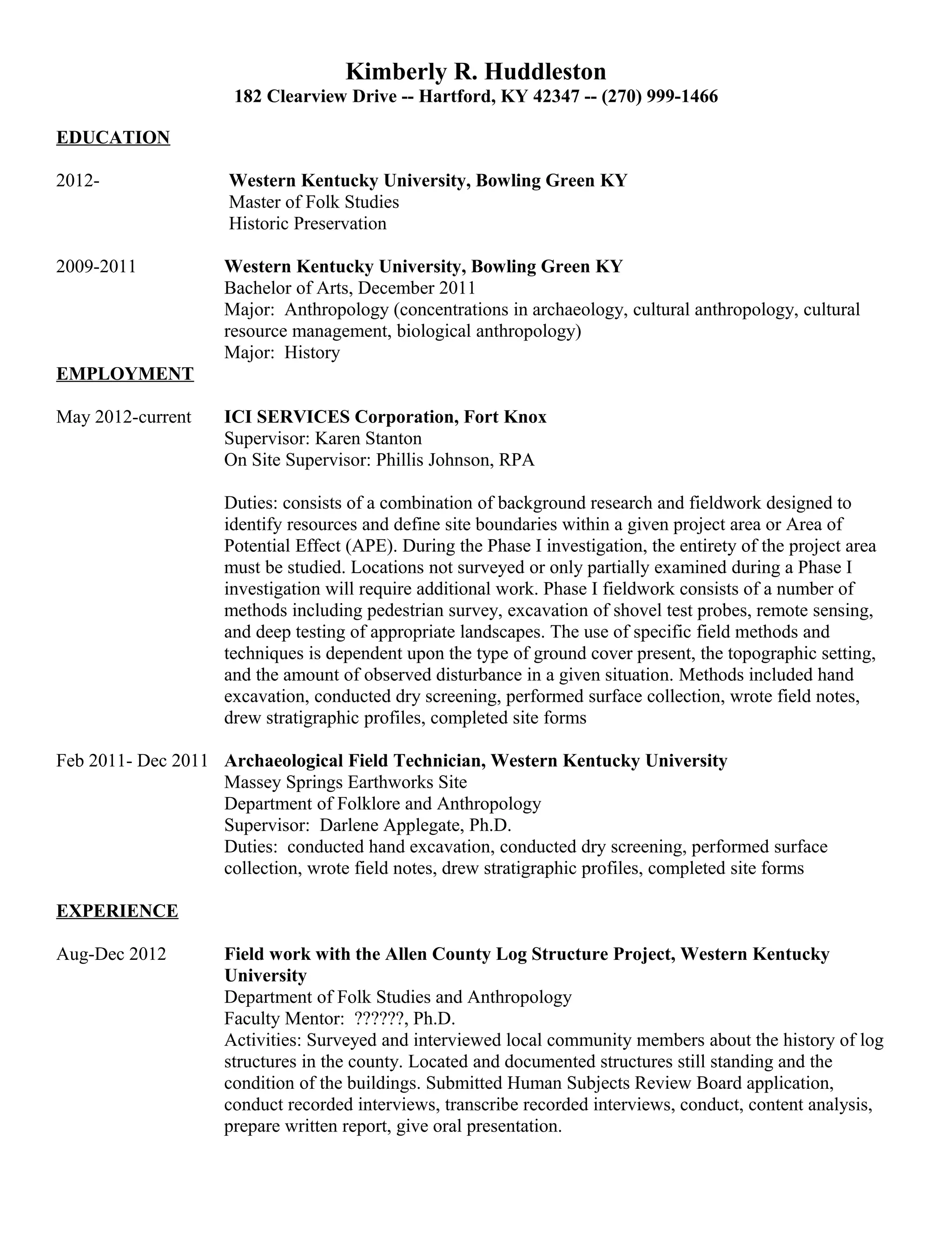 kims resume 01212016 | DOC