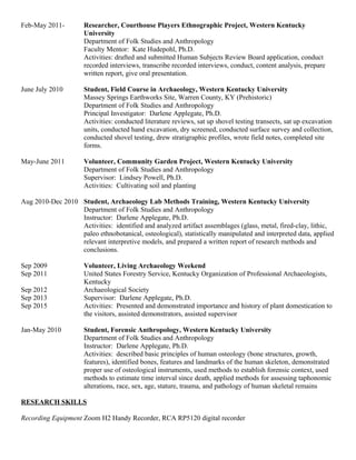 kims resume 01212016 | DOC