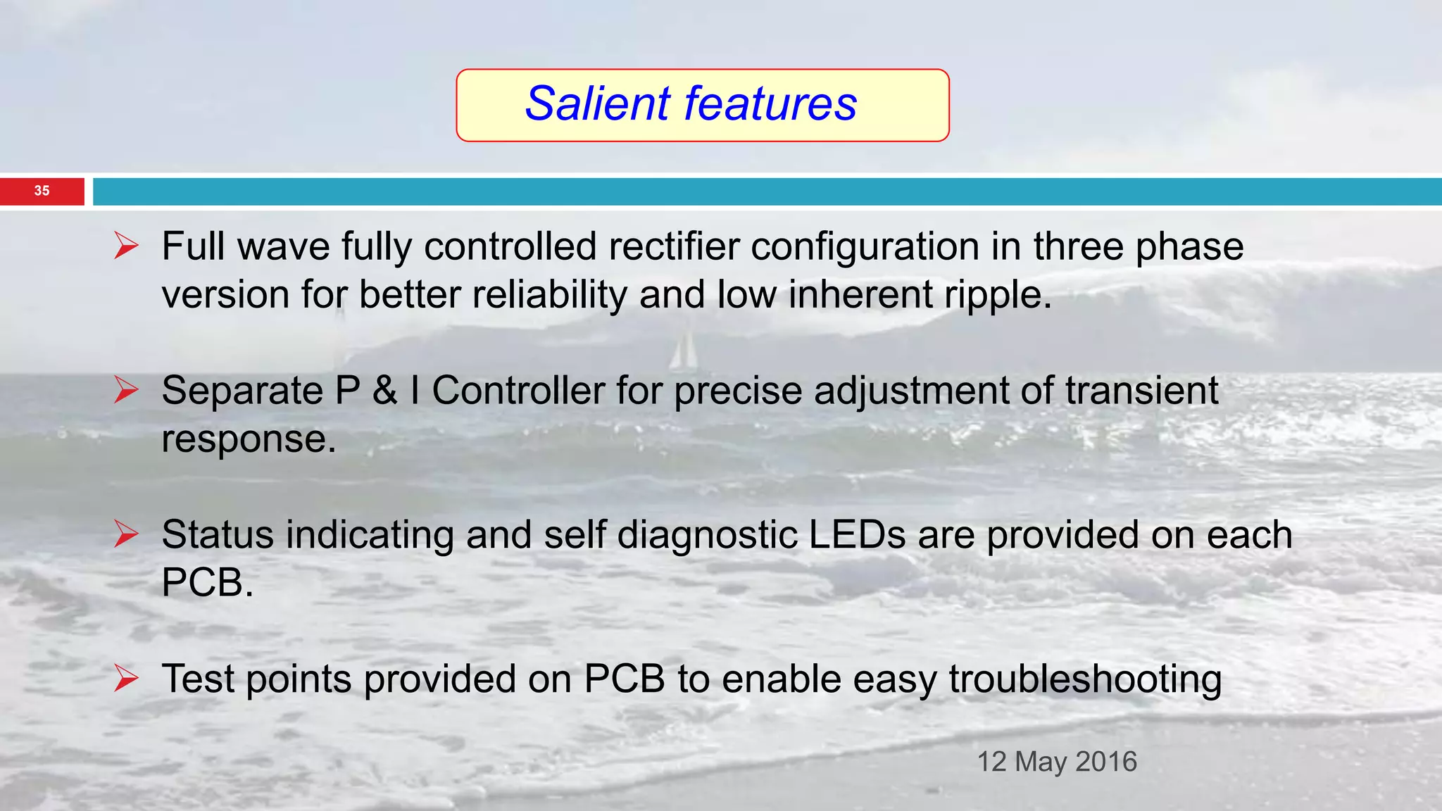 ESI Electro Service India - Float Cum Battery Charger | PPTX