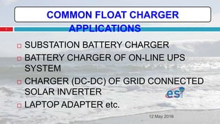 ESI Electro Service India - Float Cum Battery Charger | PPTX