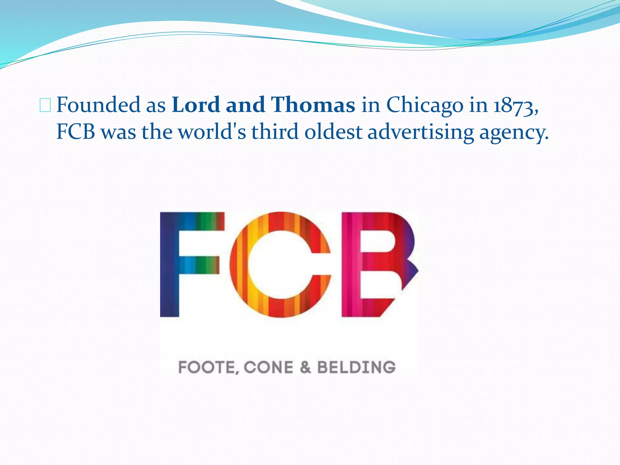 FCB ULKA Advertising Agency | PPTX