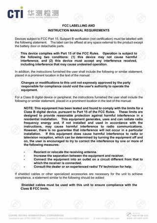 LED Flood Light FCC CERTIFICATE | PDF