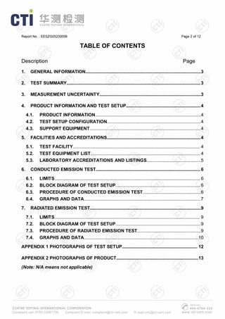 LED Flood Light FCC CERTIFICATE | PDF