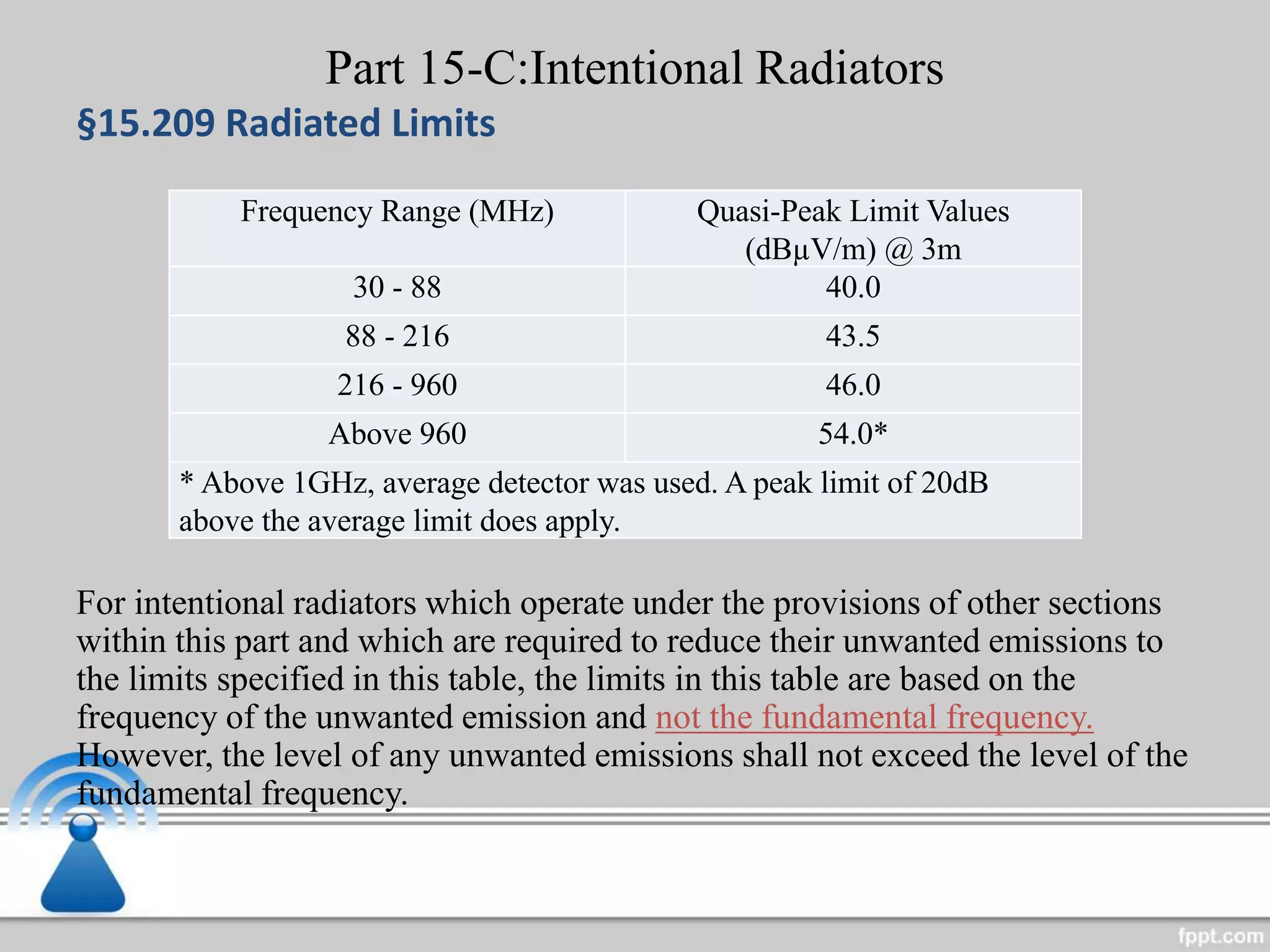 FCC- regulatory overview | PPTX