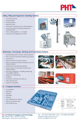 PHT General Brochure | PDF