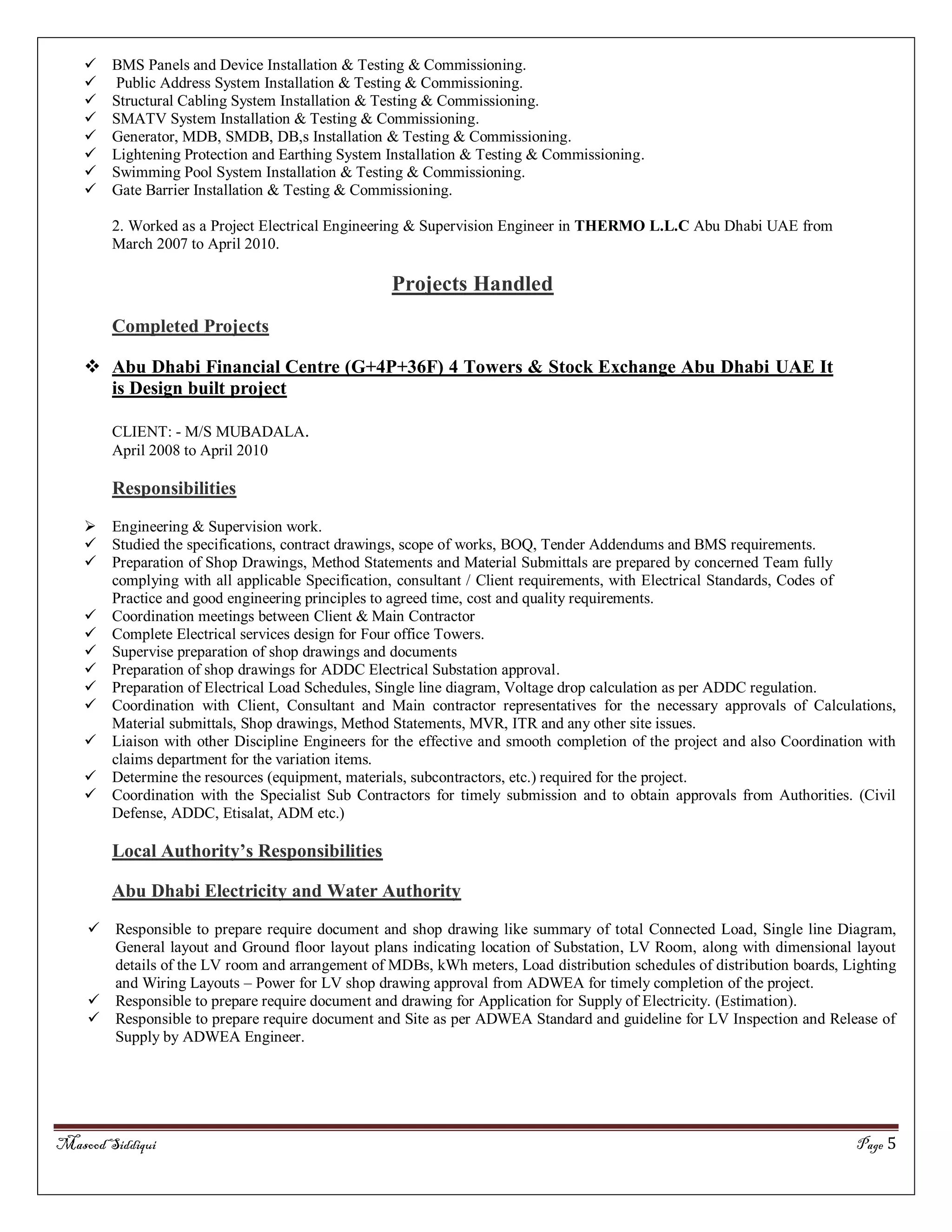 Masood Resume - G | PDF