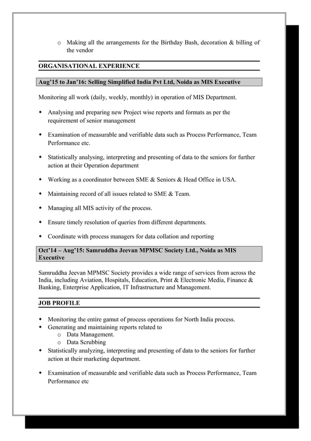 Updated Resume- Vijay Tiwari | DOC | Human Resources | Business